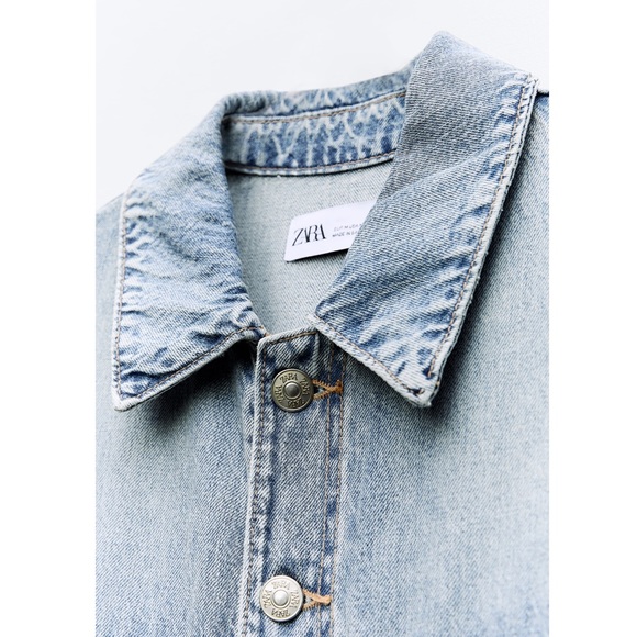 Zara | Pants & Jumpsuits | Zara Trf Long Denim Jumpsuit | Poshmark
